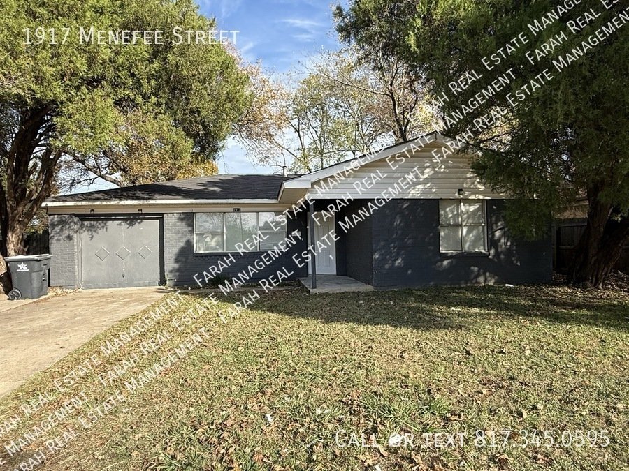 1917 Menefee St Arlington, TX House for Rent | Rentable
