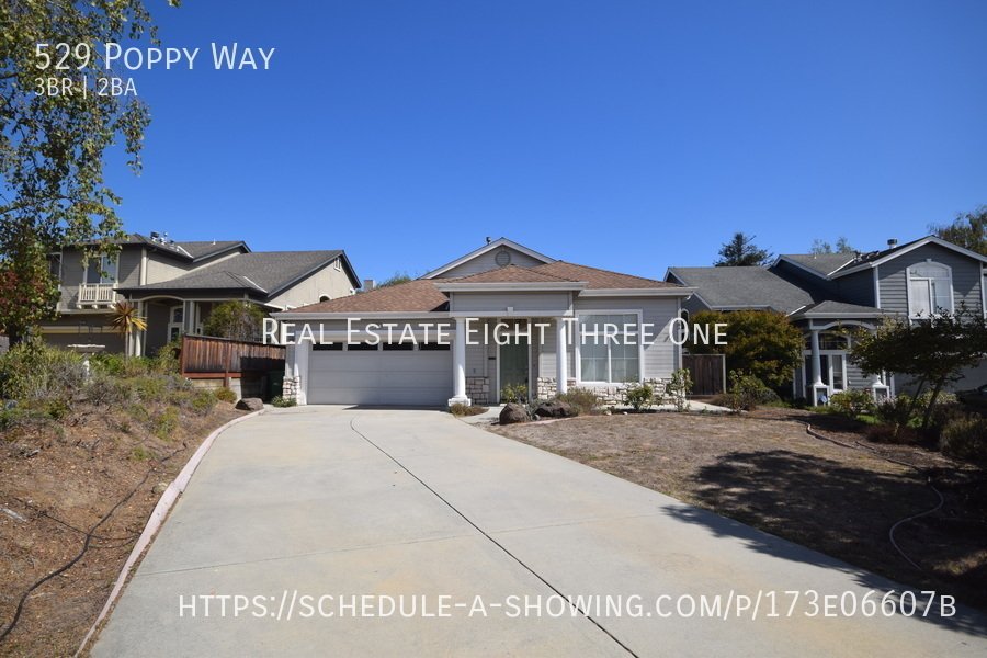 529 Poppy Way Aptos, CA House for Rent | Rentable