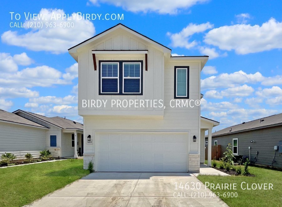 14630 Prairie Clover San Antonio, TX House for Rent