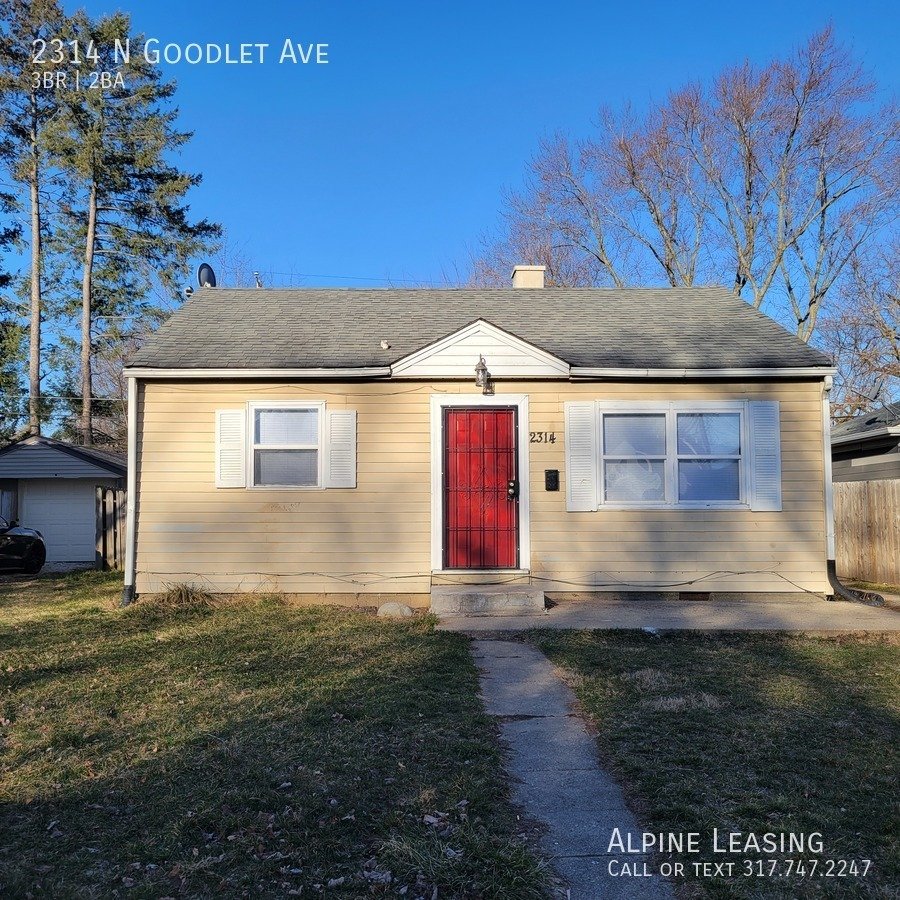 2314 N Goodlet Ave Indianapolis, IN House for Rent | Rentable