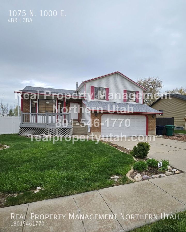 1075 N 1000 E Layton, UT House for Rent | Rentable