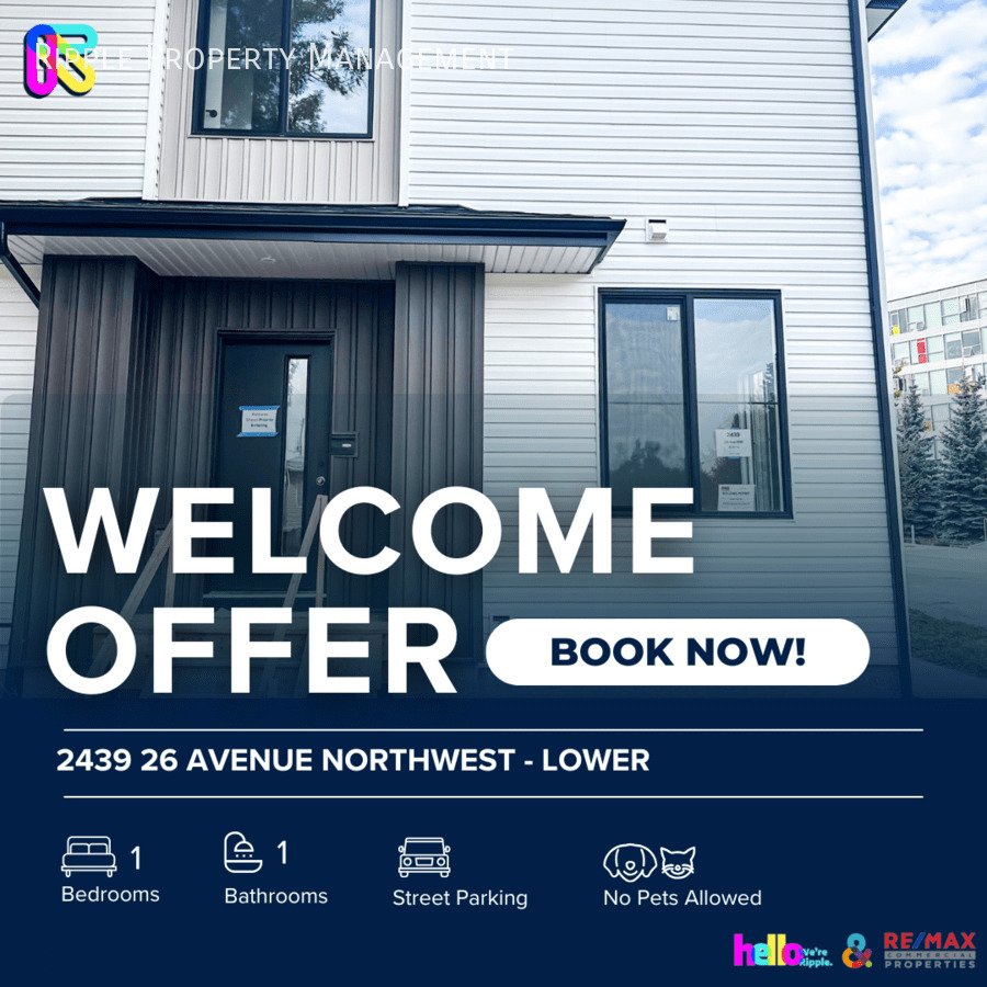 2439 26 Ave Lower NW Calgary, AB Apartment for Rent
