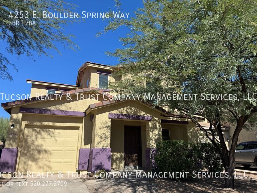 4253 E Boulder Spring Way Tucson, AZ House for Rent