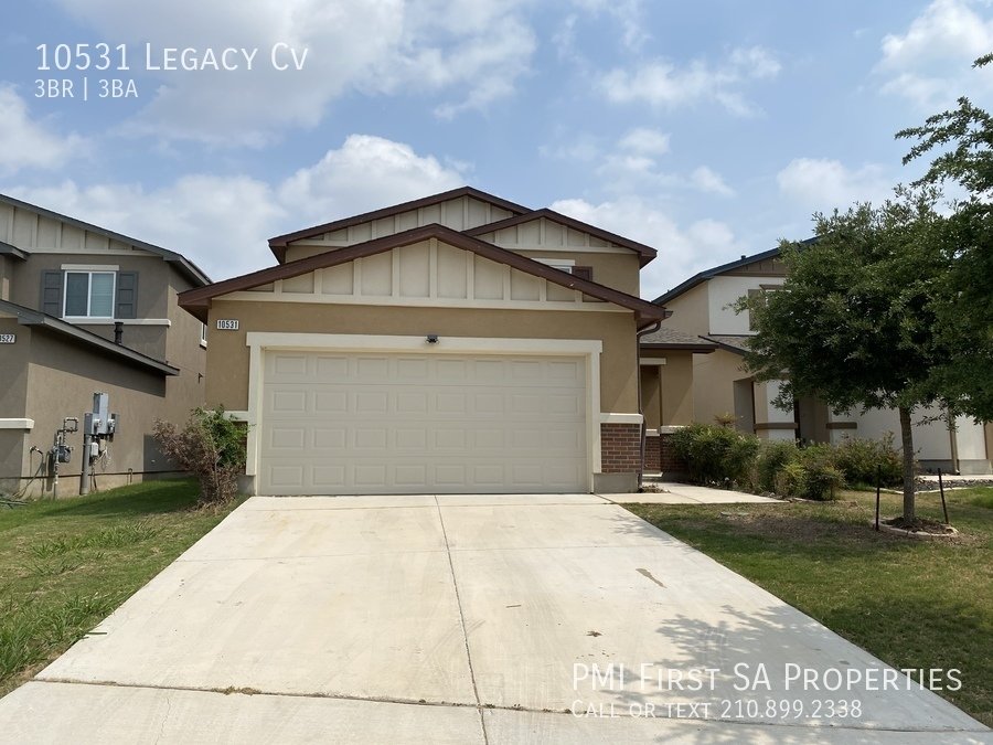 10531 Legacy Cv San Antonio, TX House for Rent | Rentable