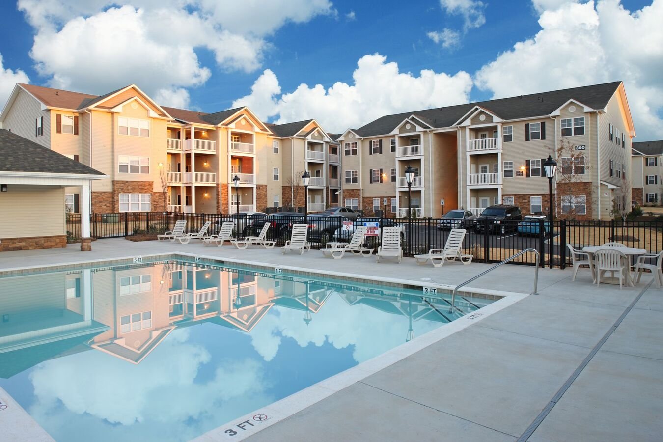 2 Bedroom With Deck Castanza Floor Plan Apartments Greer, SC