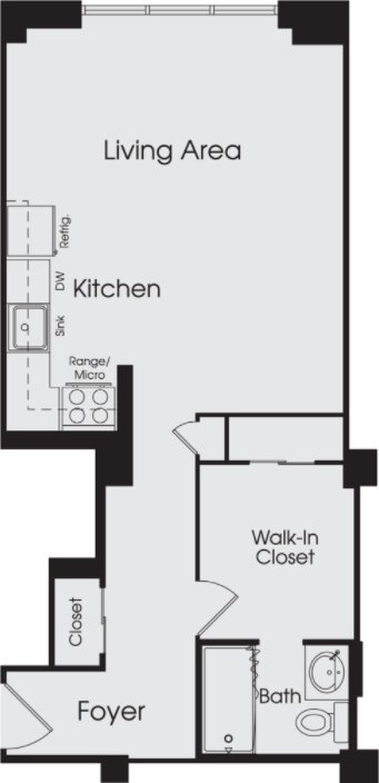 Town Residences Apartments Detroit, MI